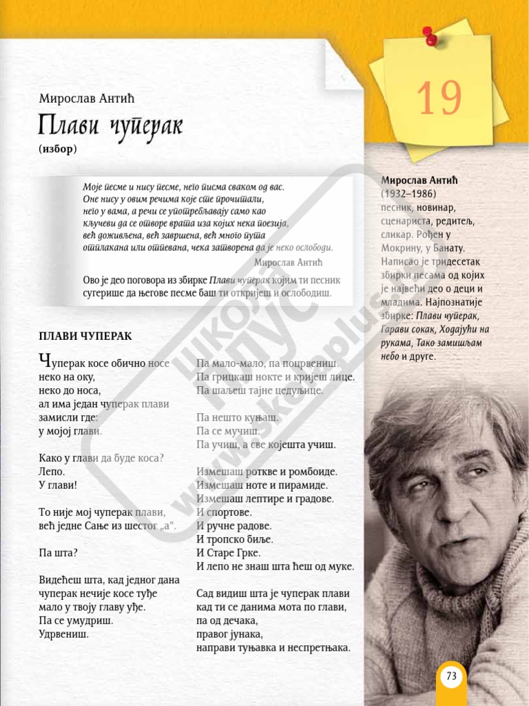 Miroslav Antic - Plavi Cuperak | PDF