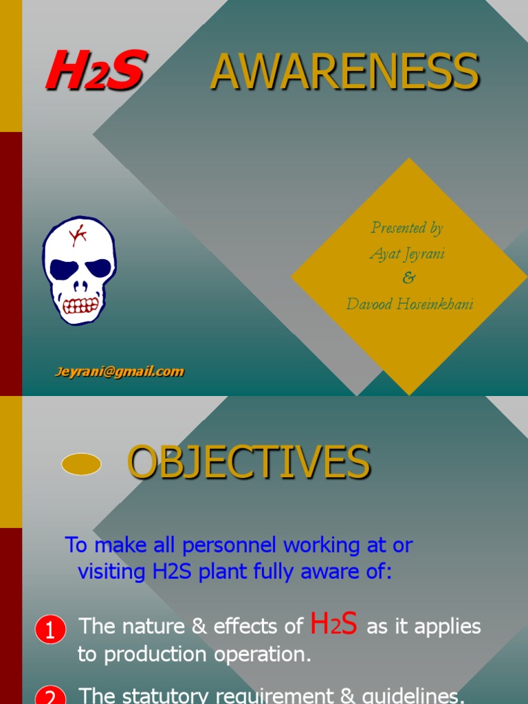 H2S Awareness | PDF | Odor | Chemical Process Engineering