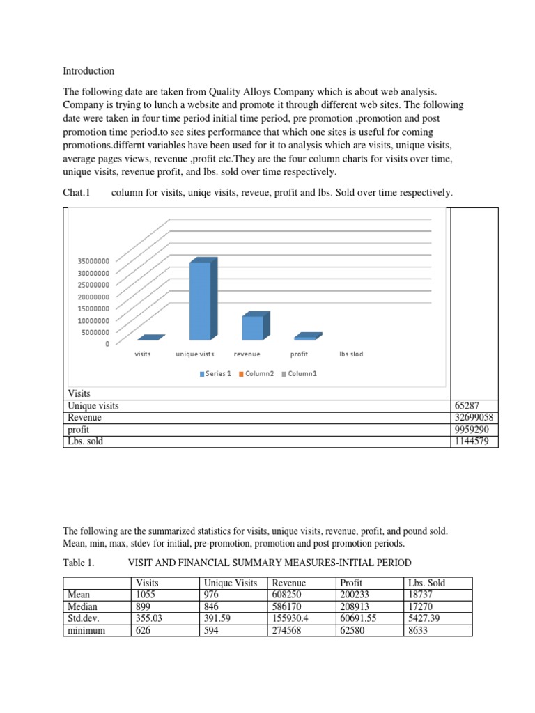 Introduction To The Web Analysis | PDF | Business