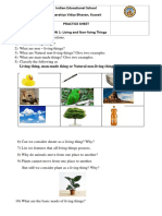 Grade 1 Living and Nonliving Things Science Printable Worksheet 2 | PDF
