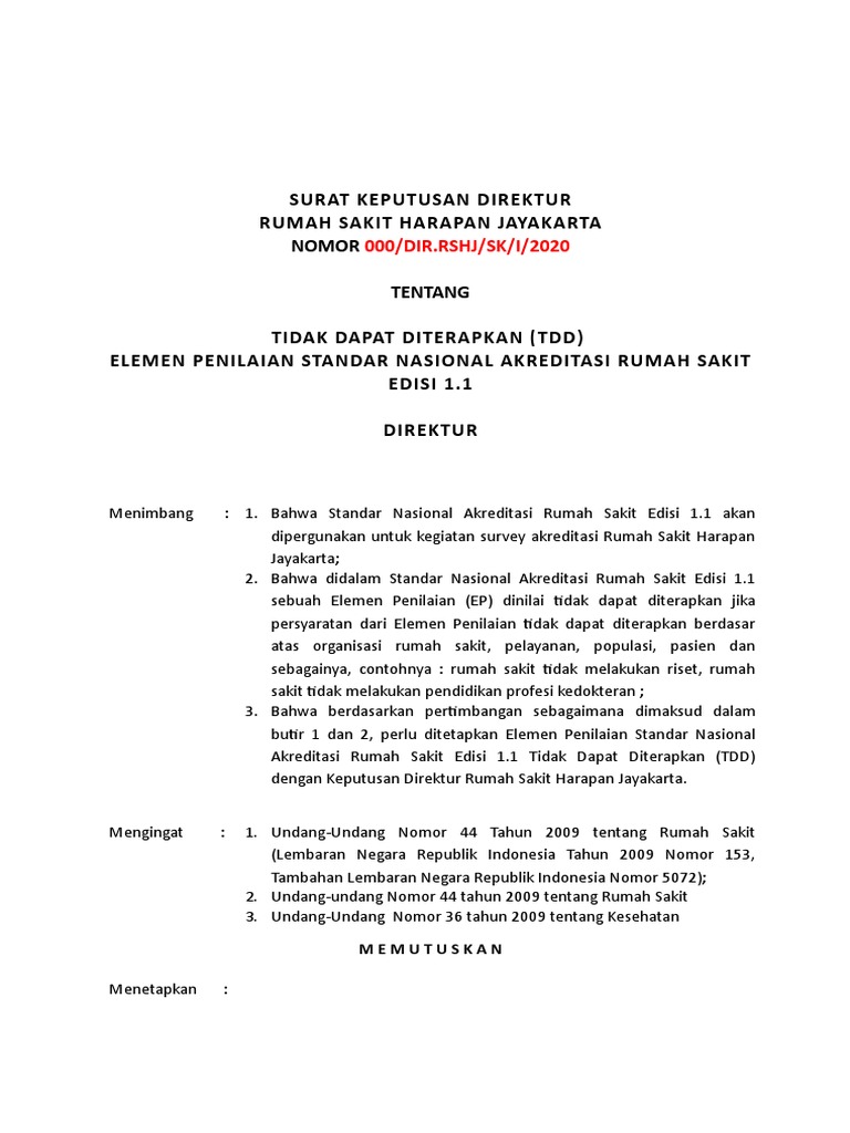 SK TDD | PDF | Pengembangan Diri