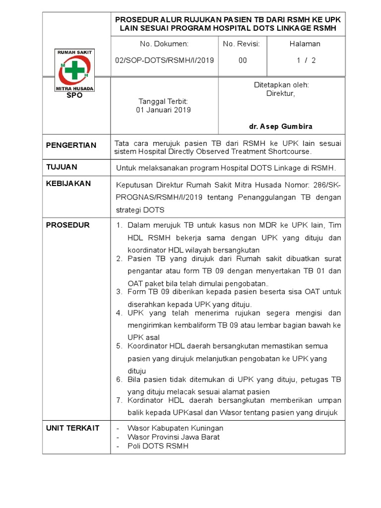 3.1 Alur Rujukan TB | PDF