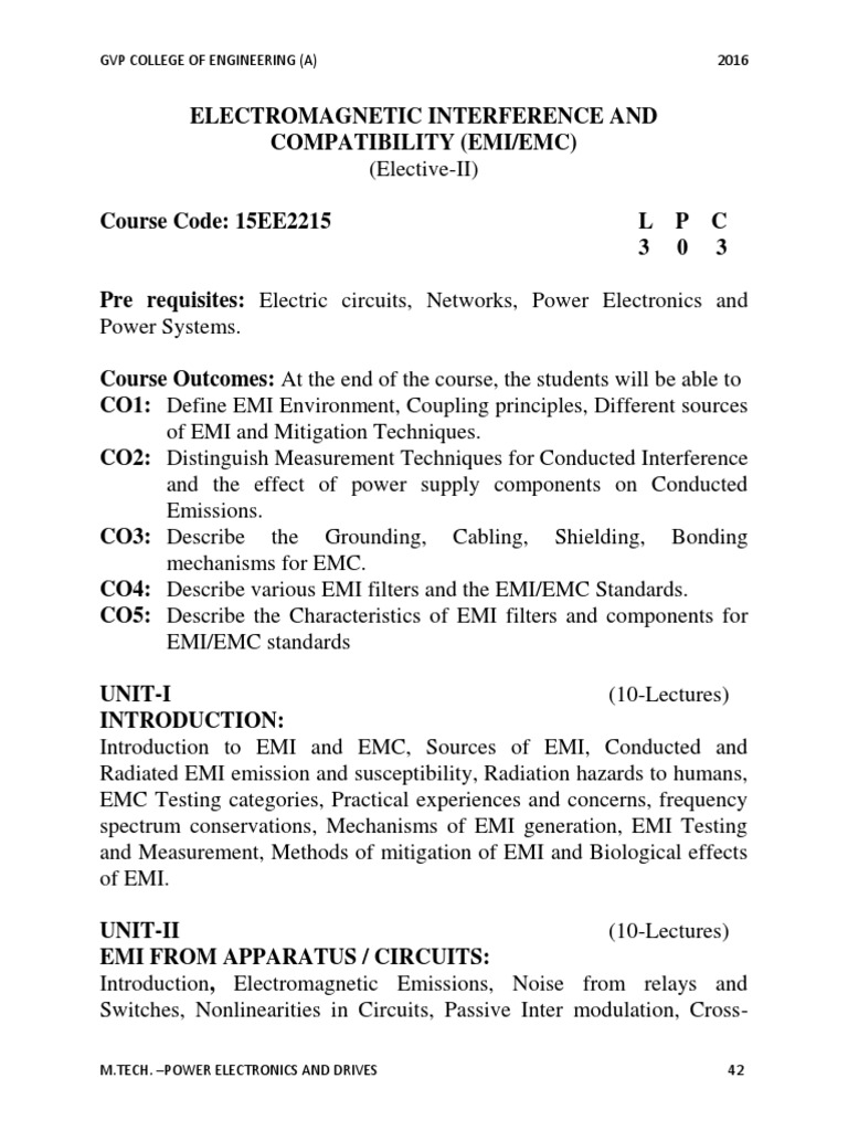 Emic PDF | Download Free PDF | Electromagnetic Interference ...