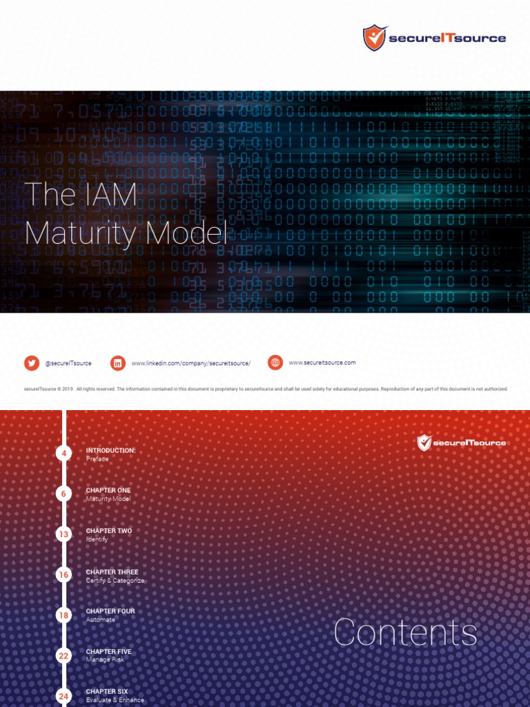 Identity and Access Management (IAM) Maturity Model | PDF | Password ...