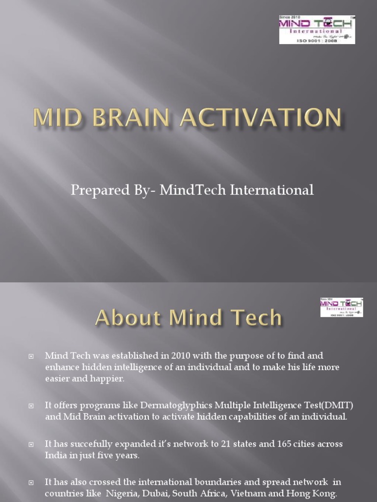 MidBrain Activation | PDF | Senses | Brain