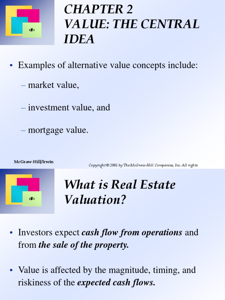 Examples of Alternative Value Concepts Include: Market Value ...