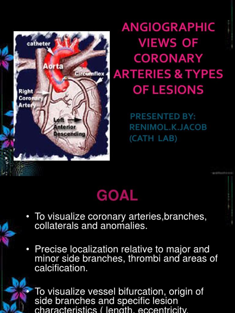 Angiographic Views of Coronary Arteries | PDF | Coronary Circulation ...