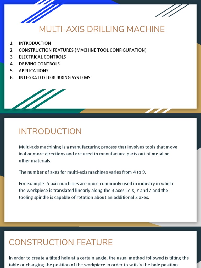 Multi-Axis Drilling Machine | PDF | Drilling | Drill