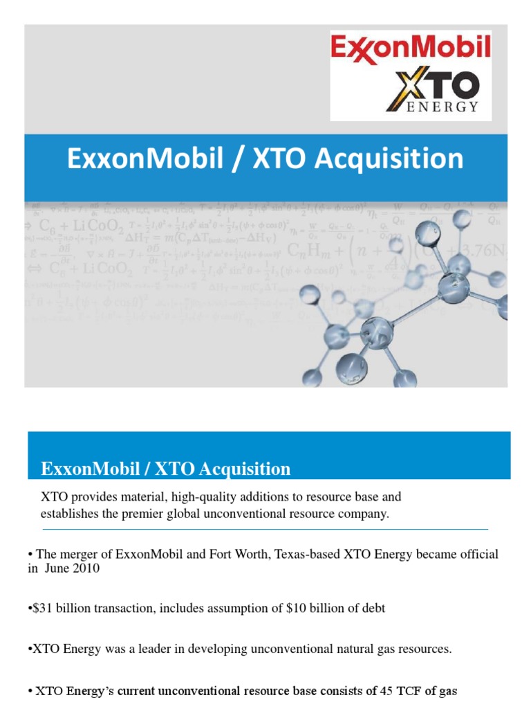 ExxonMobil XTO Merger Supplement | PDF | Natural Gas | Exxon Mobil