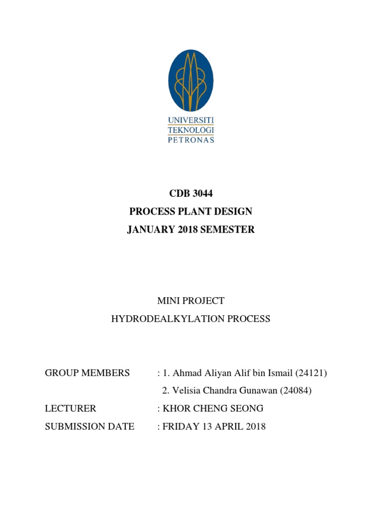 Mini Project Hda | PDF | Chemical Reactor | Methane