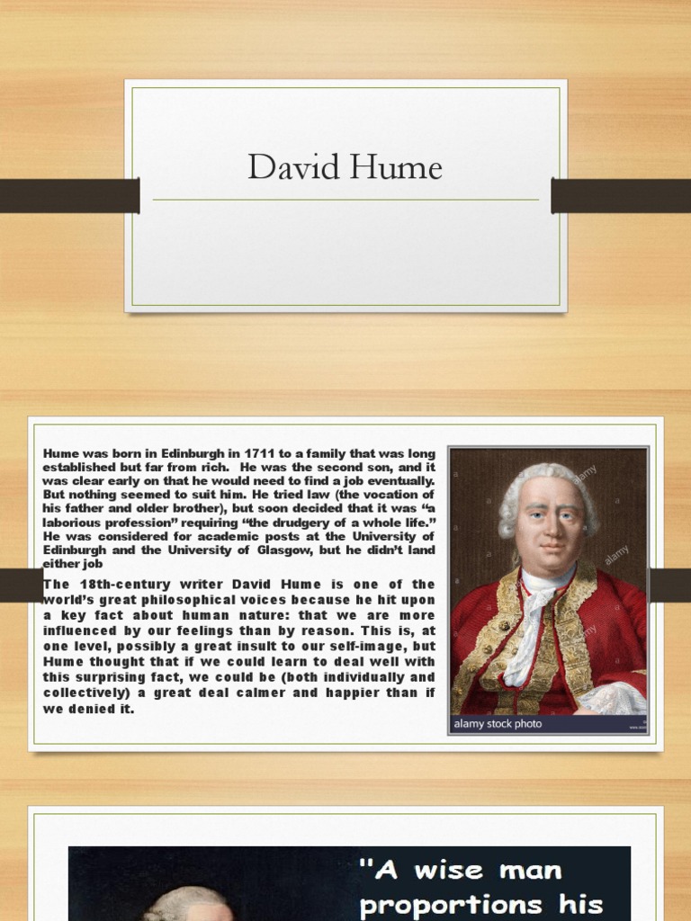 David Hume | PDF | David Hume | Philosophy Of Self