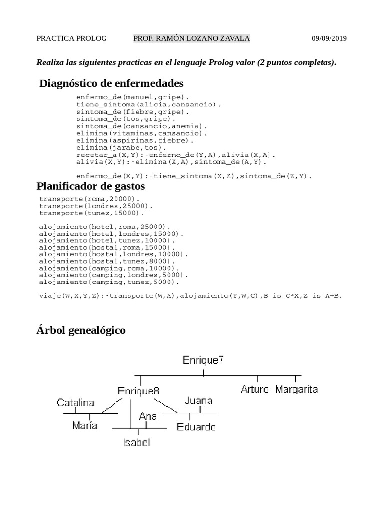 PROLOG | PDF | Objeto (informática) | Lenguaje de programación