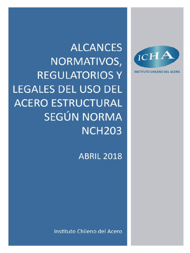 Norma Chilena NCH 203 | PDF | Acero | Organización de Comercio Mundial