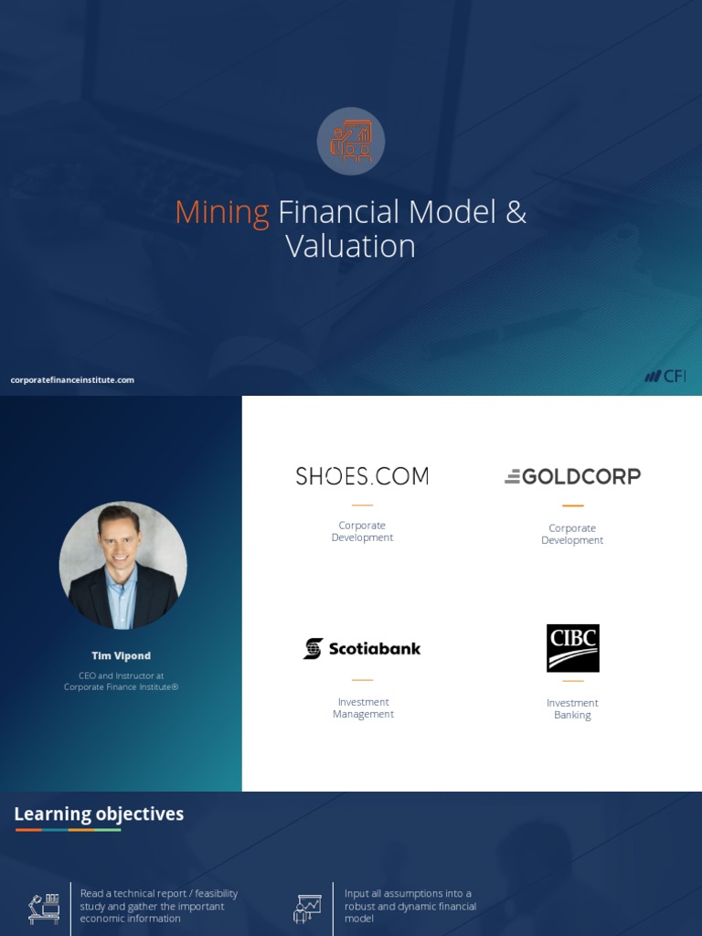 Webinar 2019 Mining Financial Model Valuation | PDF | Net Present Value ...