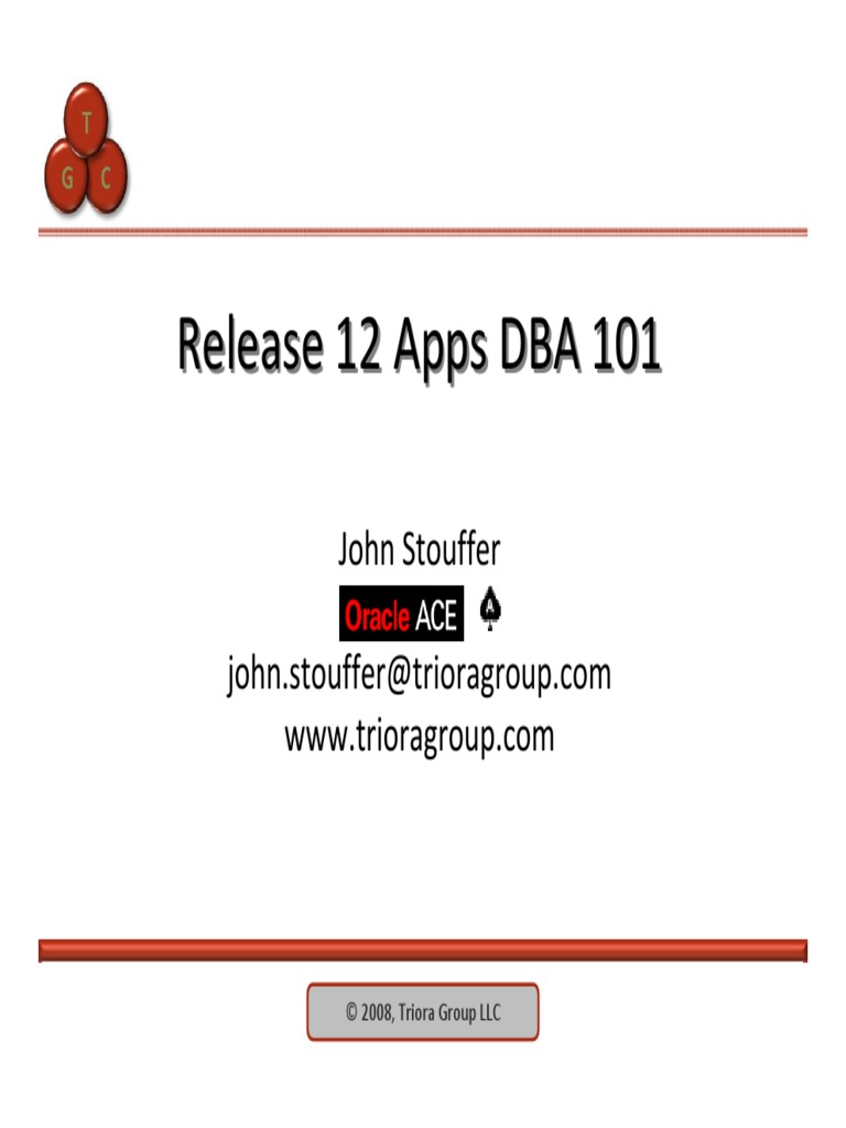 Release 12 Apps Dba 101 V9 Pdf Oracle Database Web Server 4892