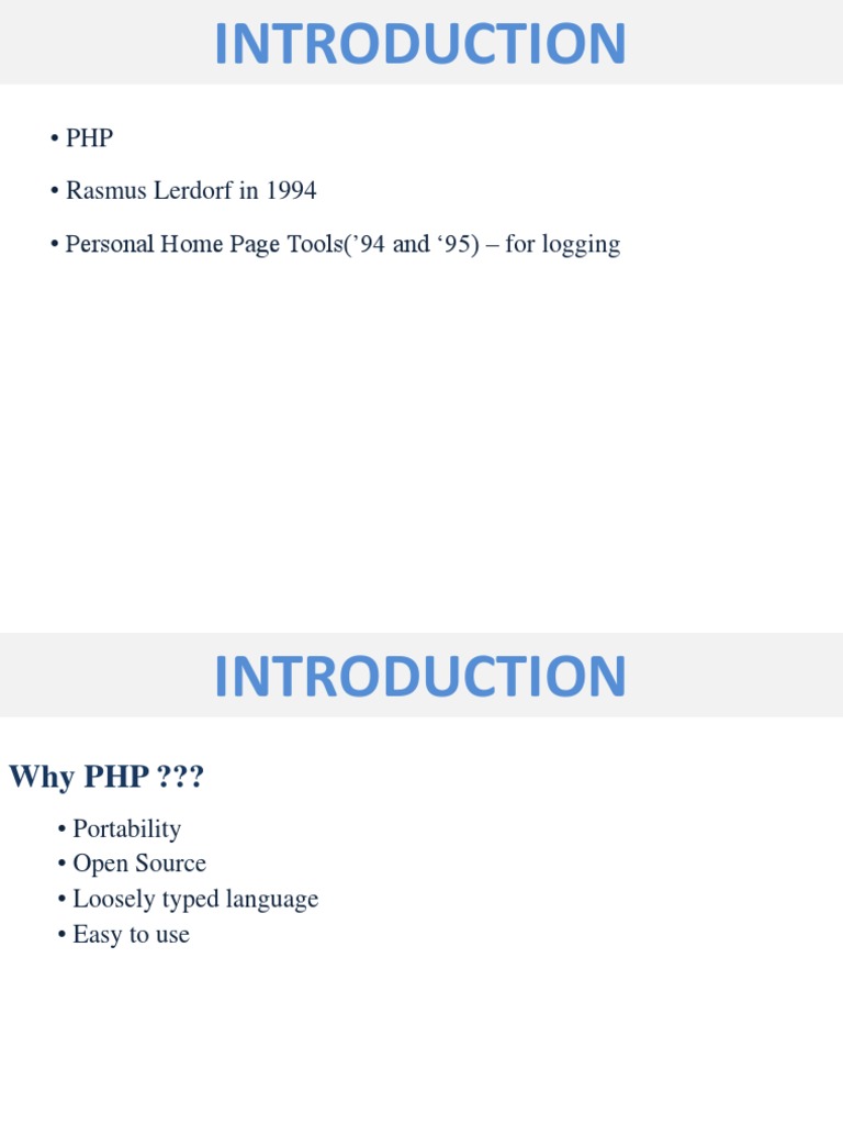 BCA Notes PHP | PDF | Variable (Computer Science) | Php