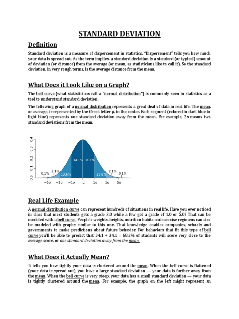 Standard and Quartile Deviation | PDF | Statistical Analysis | Teaching ...