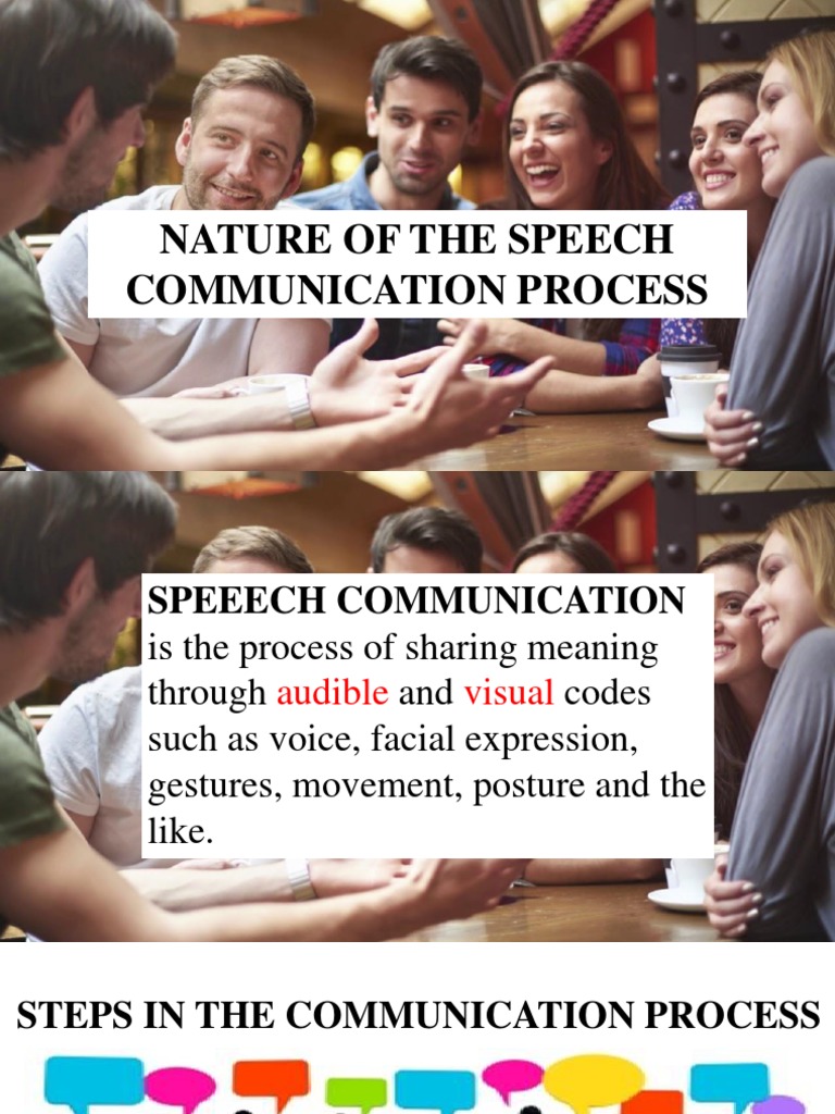 Nature of The Speech Communication Process | PDF | Speech | Perception