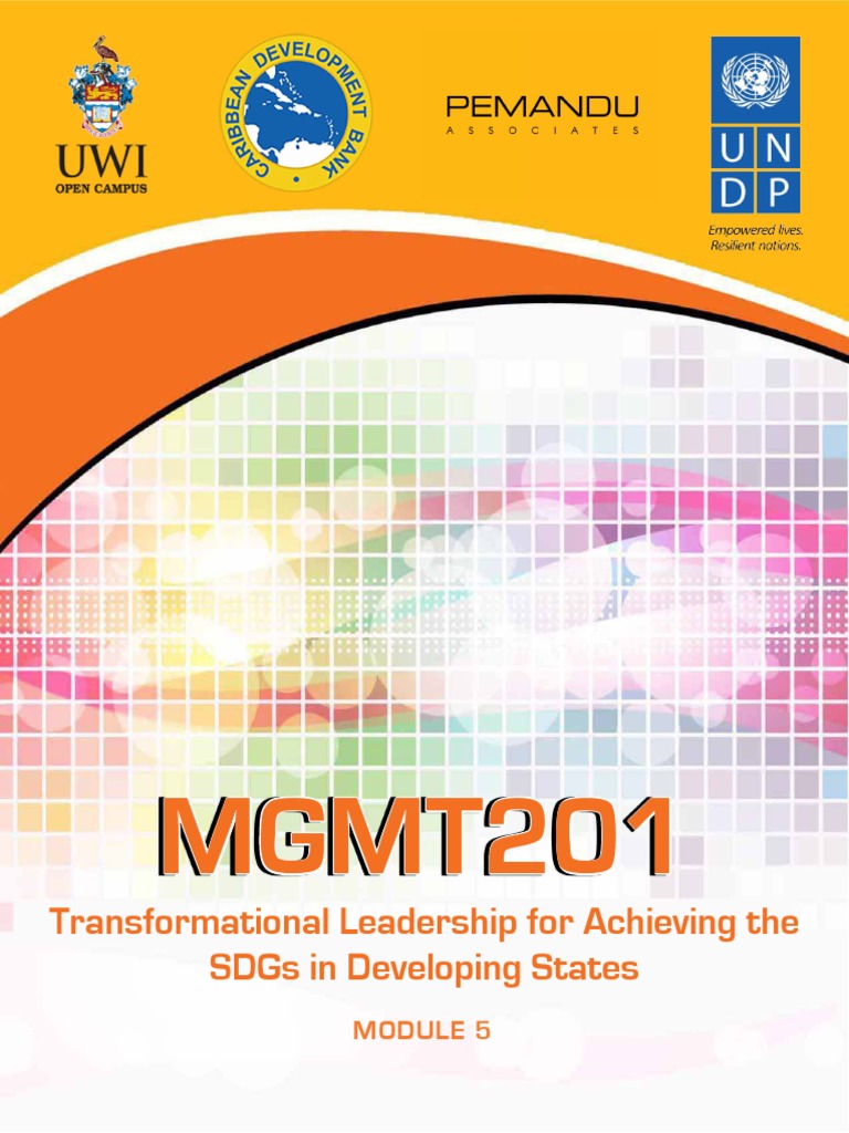 UNSDG Module 5 - Final | PDF | Facilitator | Transformational Leadership