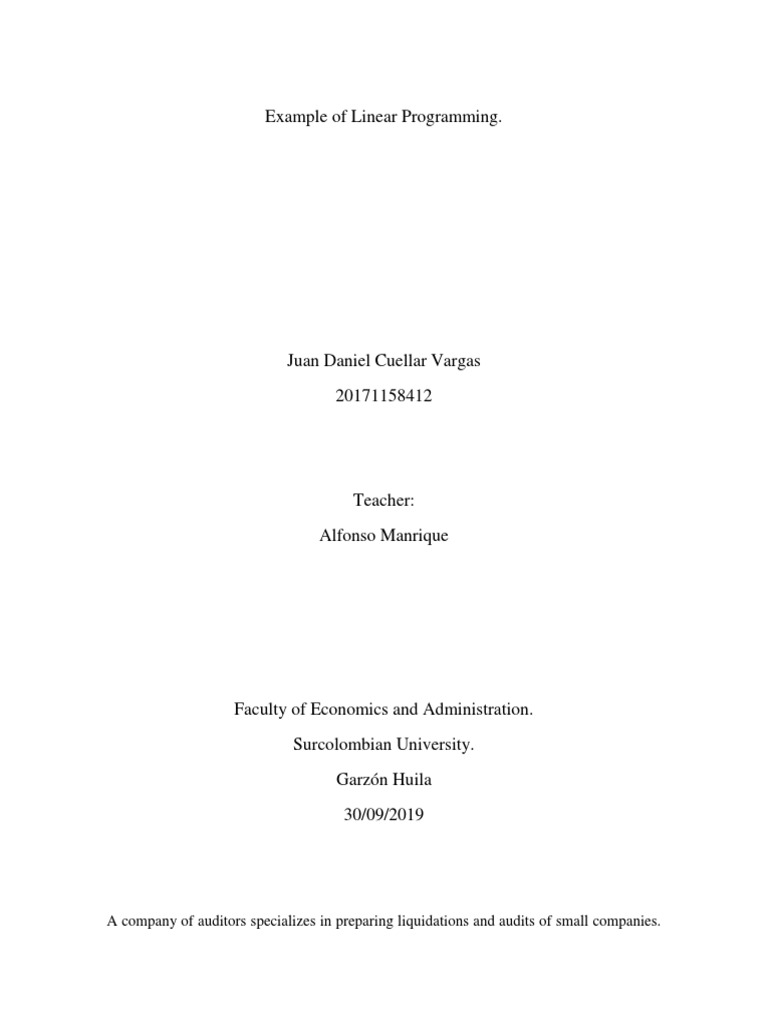 English Pdf Mathematical Optimization Linear Programming