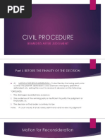 Civil Procedure Flowchart | PDF | Deposition (Law) | Pleading