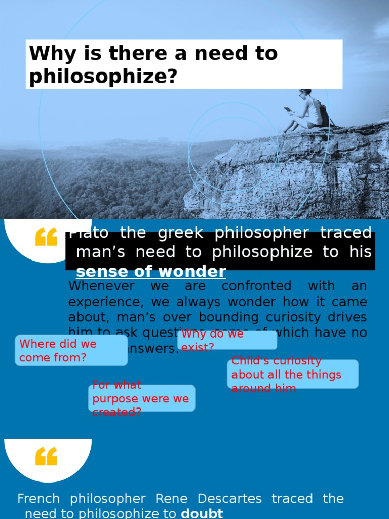 Why Is There A Need To Philosophize? | PDF | Epistemology | Soul