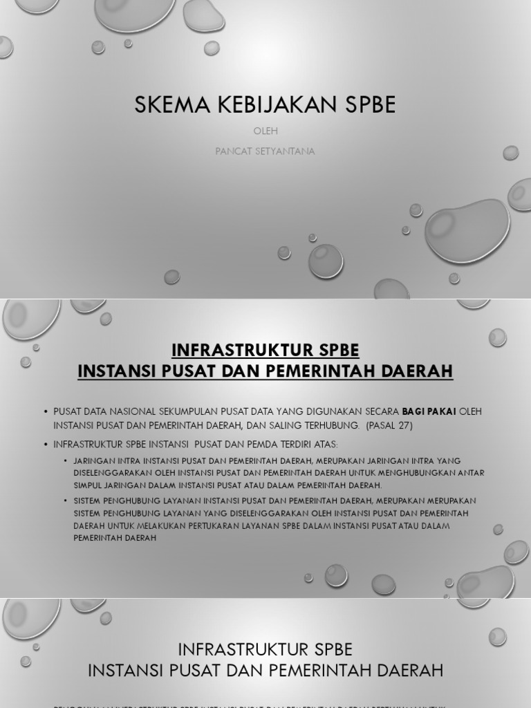 Paparan Regulasi SPBE - Bali Fix | PDF