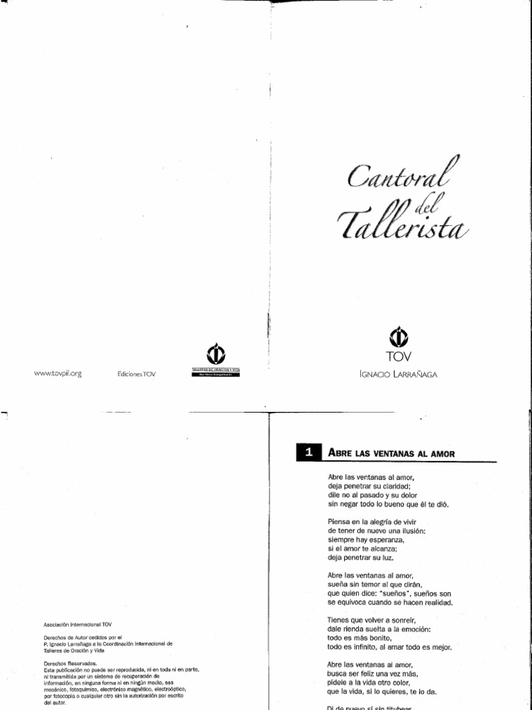 Cantoral Tov | PDF