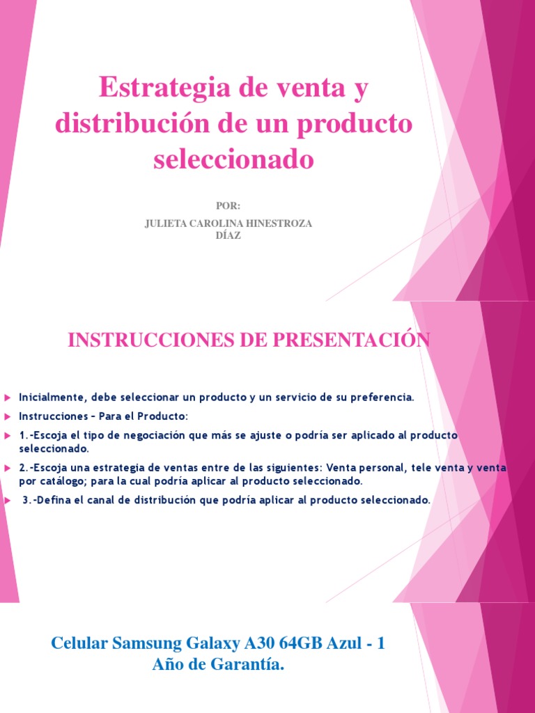 Estrategia de Ventas y Distribucion | PDF | Los consumidores | Producto ...