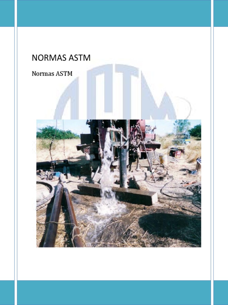 Normas Astm | PDF | Agua subterránea | Rieles