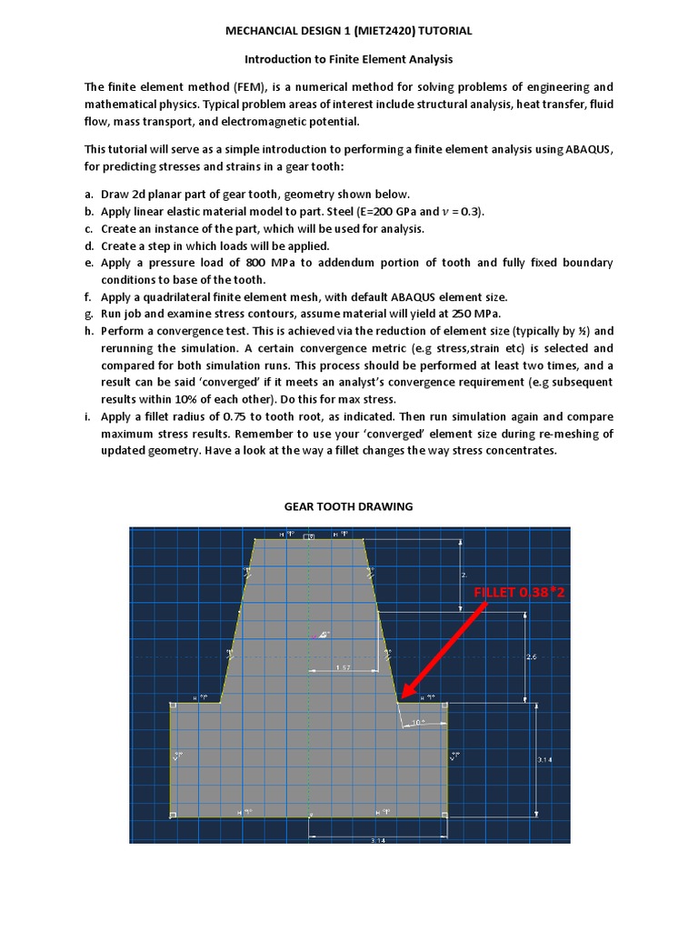 CAD Tutorial 8 Introduction To FEA | PDF | Finite Element Method ...