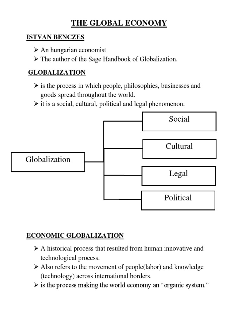 Understanding Economic Globalization | PDF | Bretton Woods System ...