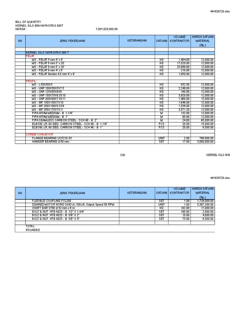 Kernel Silo | PDF | Mechanical Engineering | Manufactured Goods