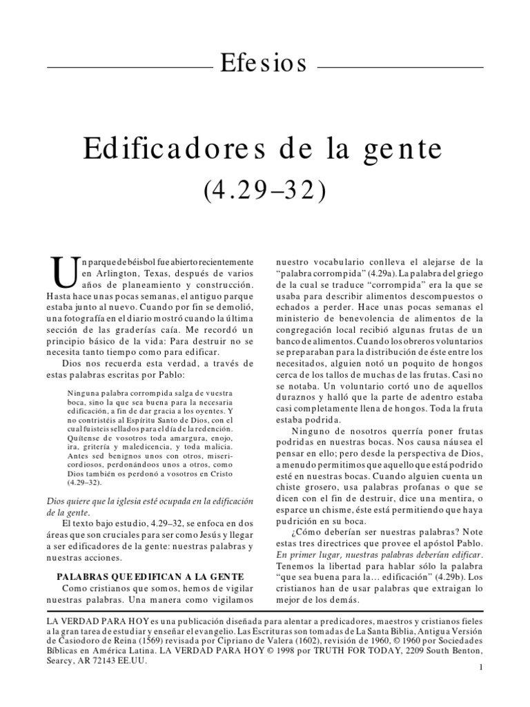 21 efesios 4.29-32 | Cristo (título) | Biblia