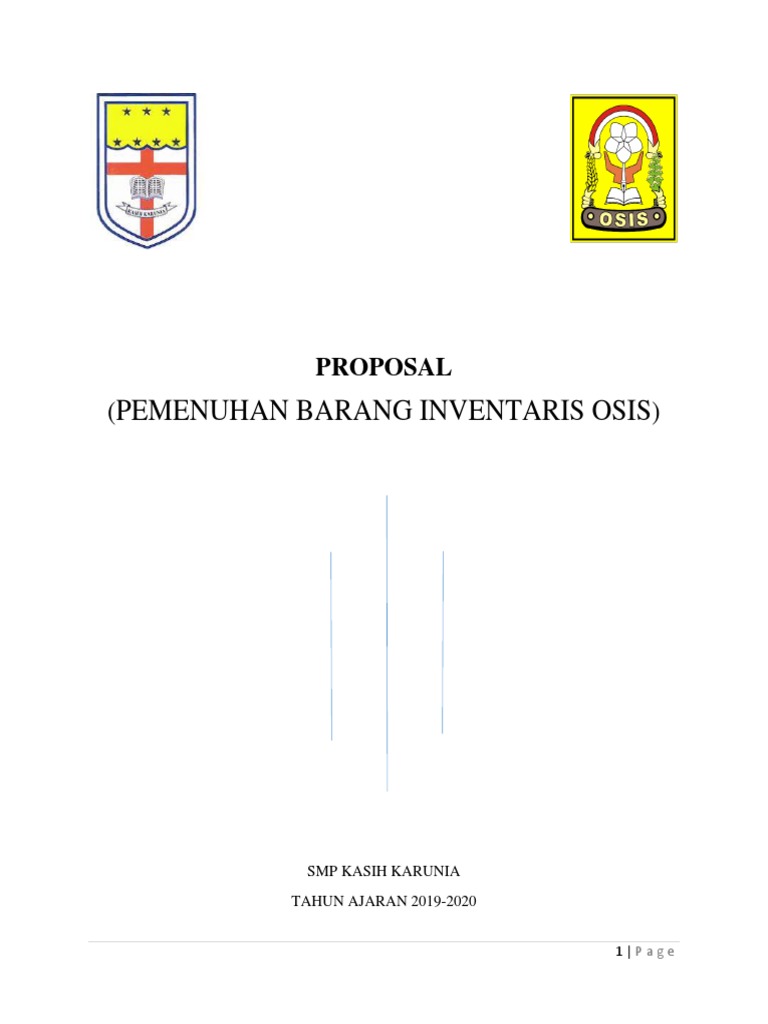 Contoh Proposal Bendera Lencana SMP | PDF