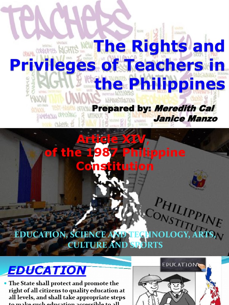The Rights and Privileges | PDF | Teachers | Salary
