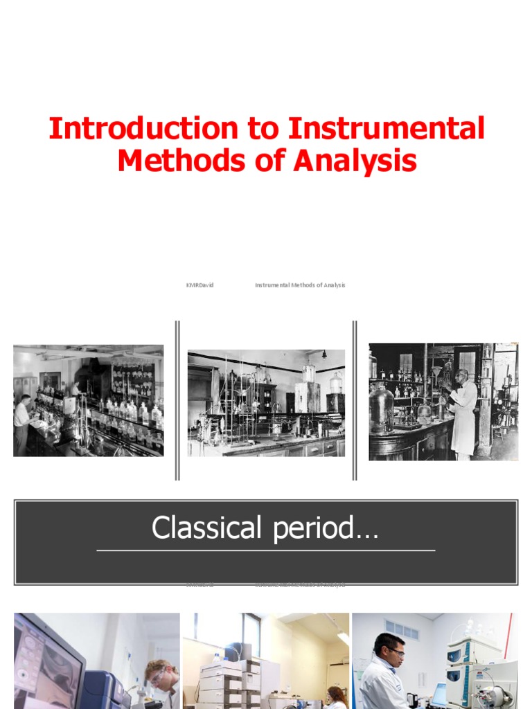 1 Introduction To Instrumental Methods of Analysis | PDF | Electric ...