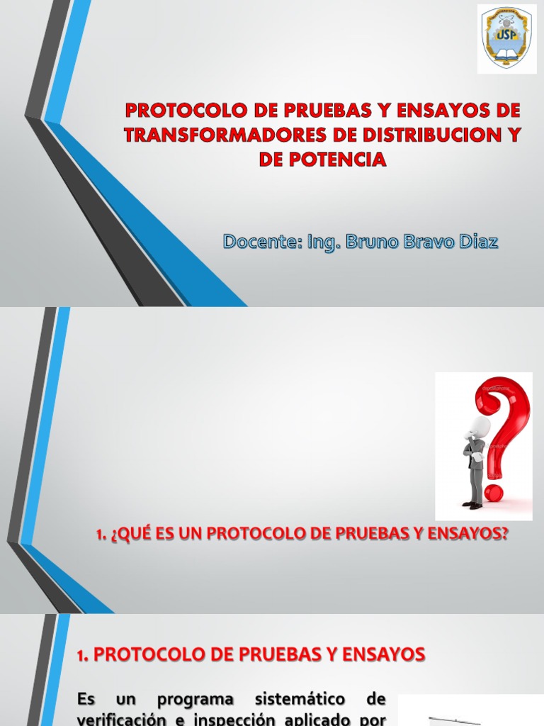 Protocolo de Pruebas y Ensayos de Transformadores de Distribucion y de Potencia PDF | PDF ...