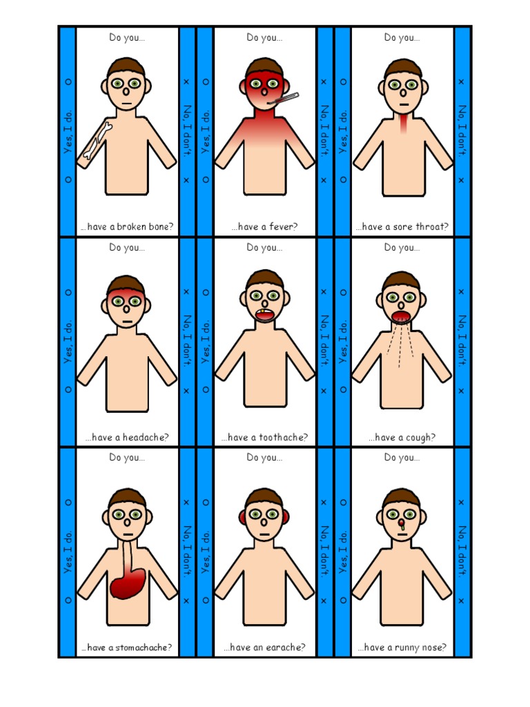 Body Parts Illness | PDF | Diseases And Disorders | Otorhinolaryngology