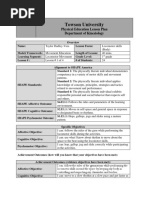 4a's LESSON PLAN FOR GRADE 2 - PE | PDF | Lesson Plan | Dances