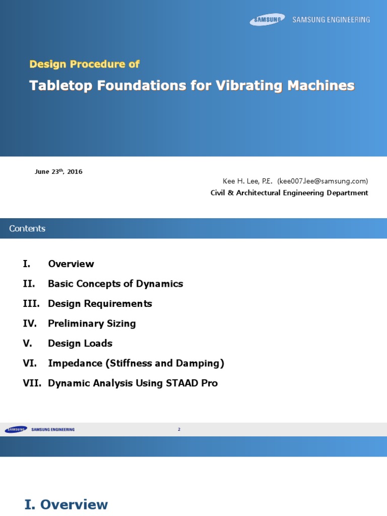 Designing Tabletop Foundations for Vibrating Equipment | PDF | Normal ...