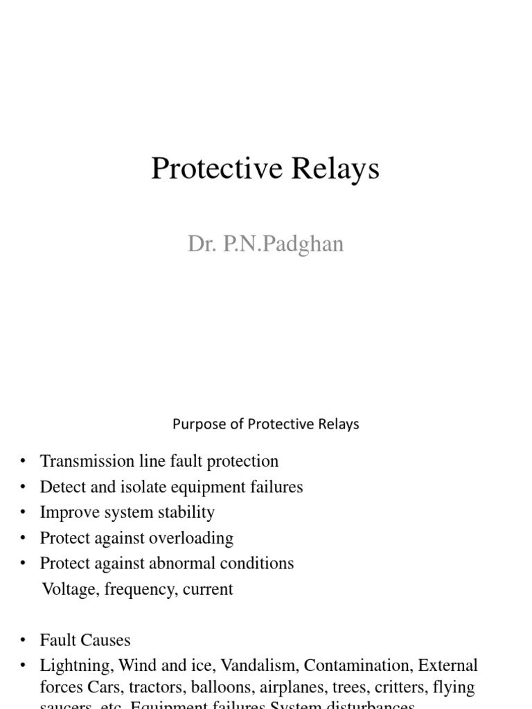 Protective Relays 2 | PDF | Relay | Rectifier