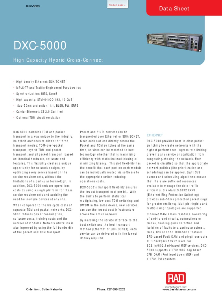 DXC 5000 | PDF | Computer Network | Network Switch
