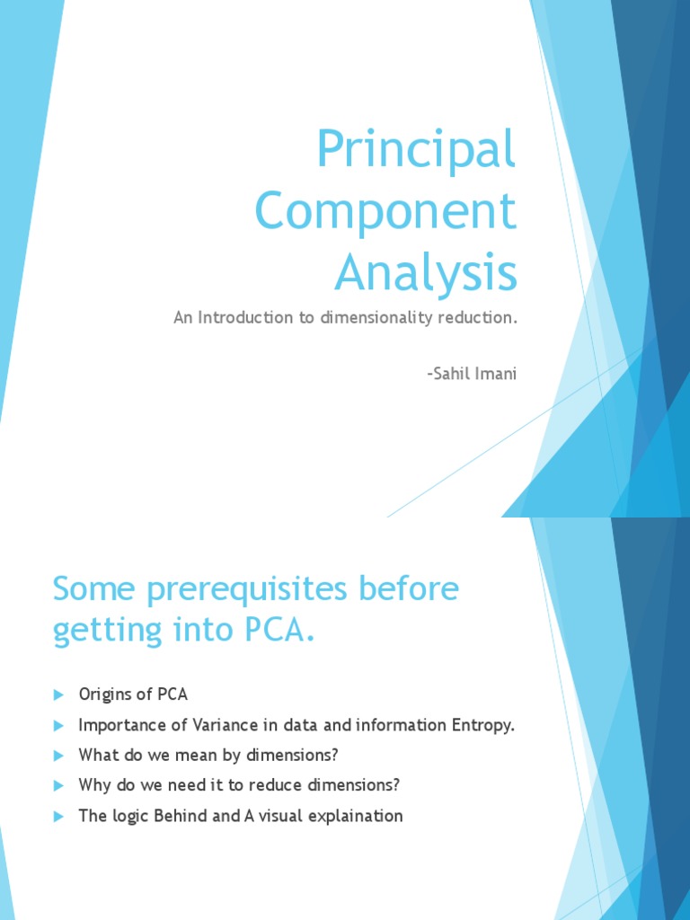 Principal Component Analysis | PDF | Principal Component Analysis | Algorithms