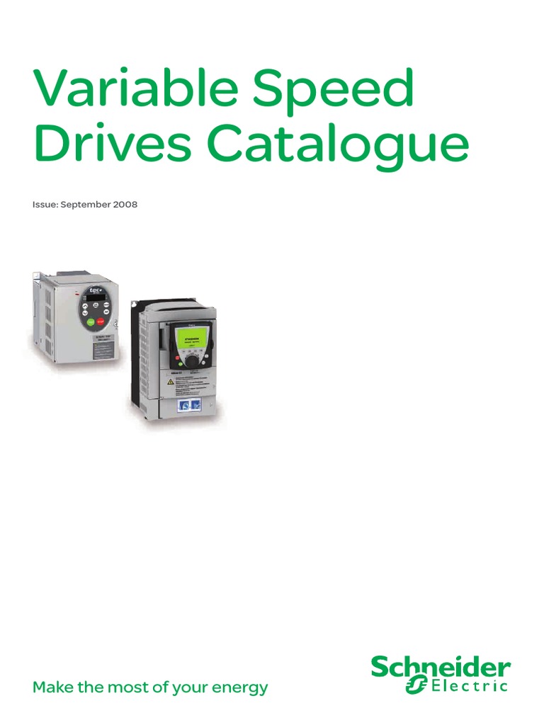 Variable Speed Drives Catalogue: Make The Most of Your Energy | PDF ...