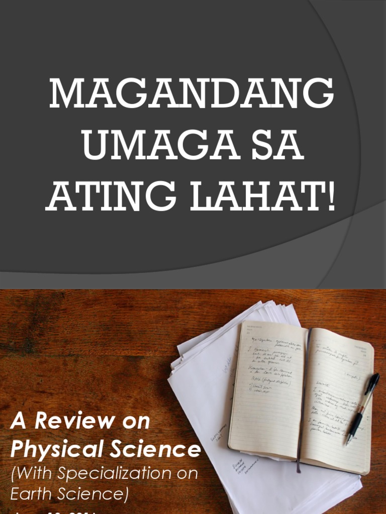 Physical Science With Earth Science | PDF | Natural Sciences | Scientist