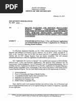 DOH Permit to Construct Application Guide | PDF | Medical Laboratory