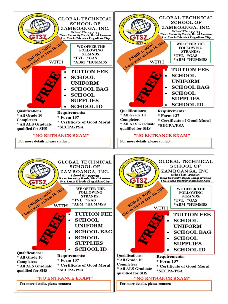 Global Technical School of Zamboanga, Inc. Global Technical School of Zamboanga, Inc | PDF ...