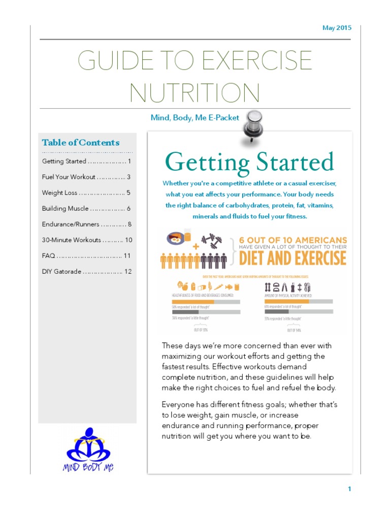 Nutrition and Exercise | PDF | Food Energy | Dieting