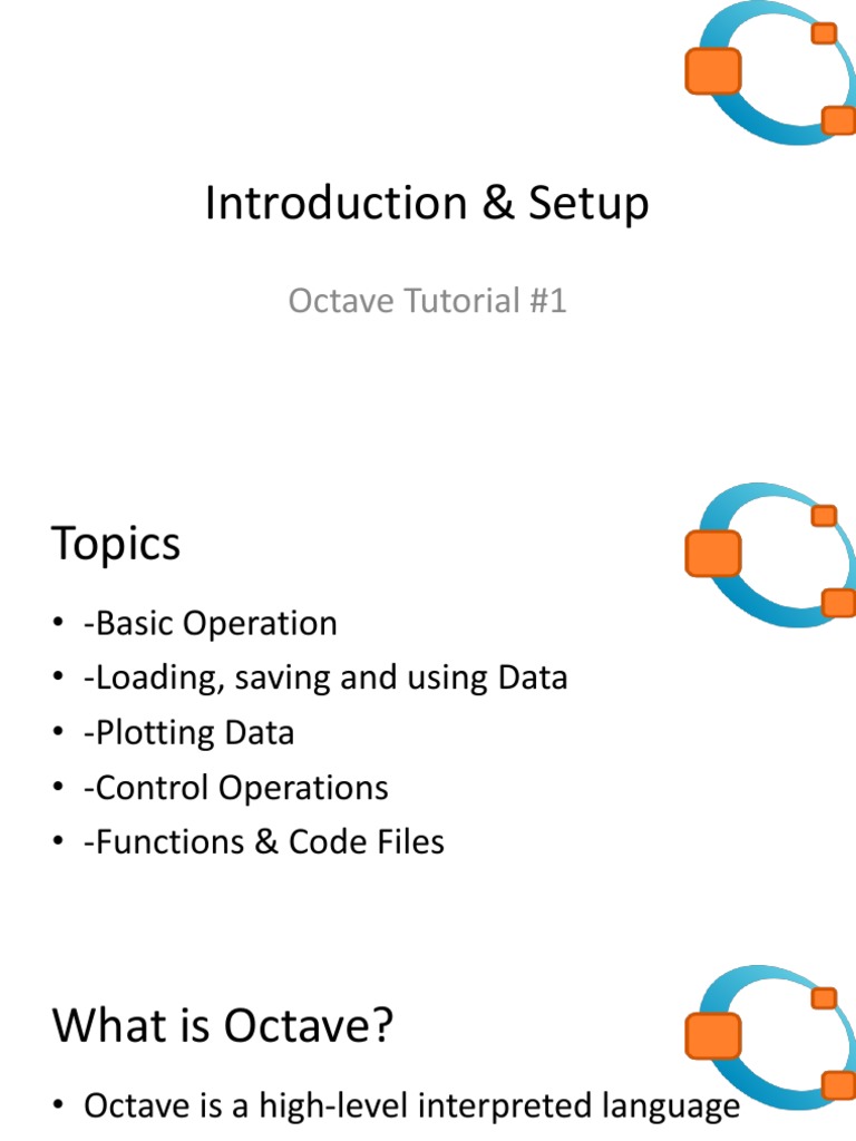 Octave Basics for Beginners | PDF